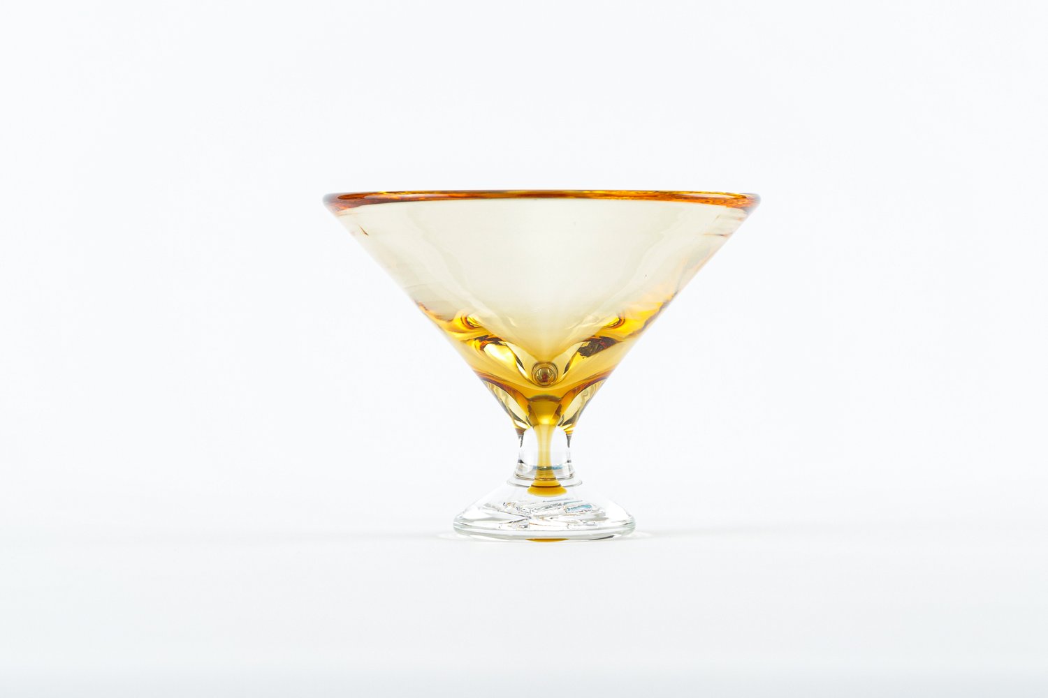 Footed Martini Glass in Whiskey, from Tyler Barry