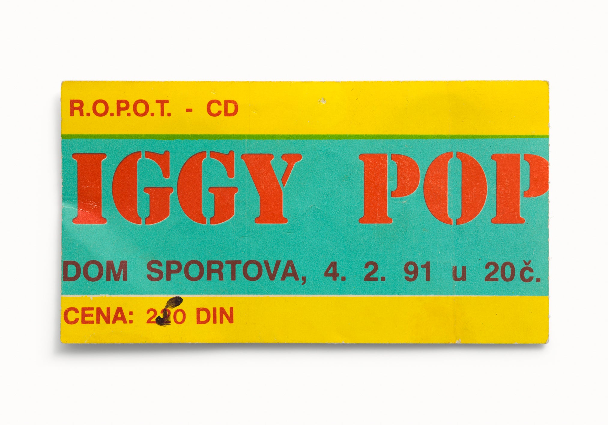 Iggy Pop, Dom Sportova, Zagreb, Croatia 1991 by Blaise Hayward