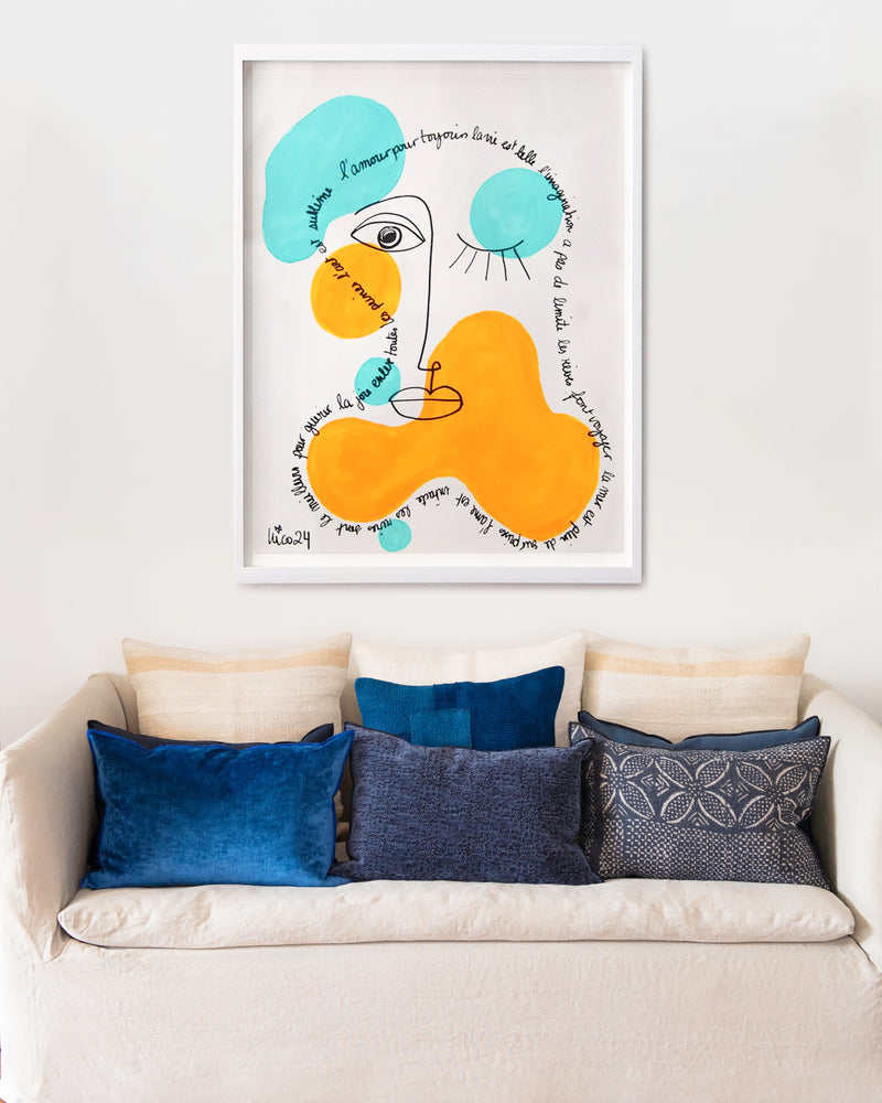 Medium Visage 1 in Colors, by Nicolette Schouten